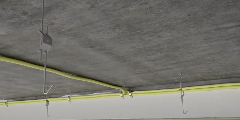 Entretoise blanche 1,2 m pour Ossature T24 -Montage & démontage facile